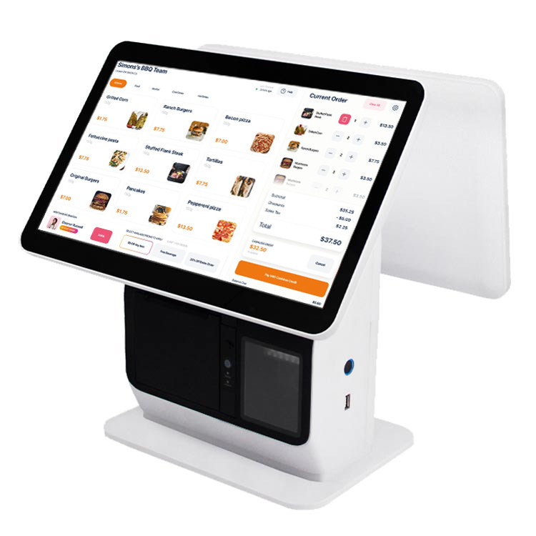 All in one pos system Touch screen 15.6 inch android/window pos machine ...