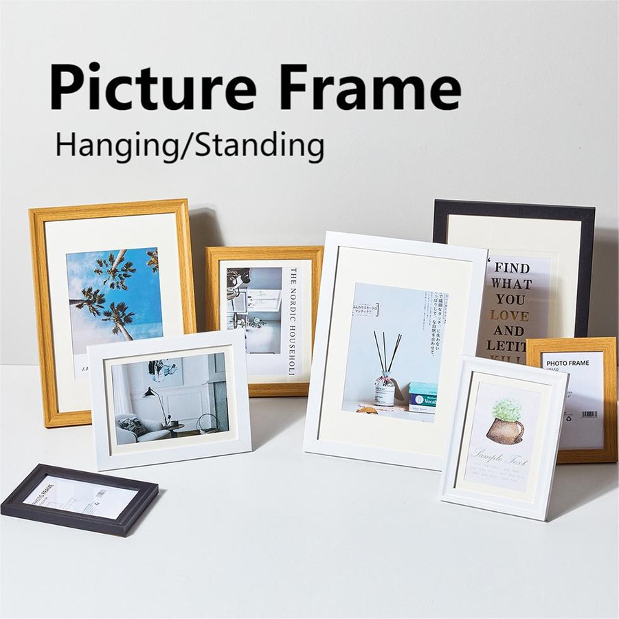 Wooden Picture Frame Wall Decor Photo Frame Home Decor Picture Holder ...