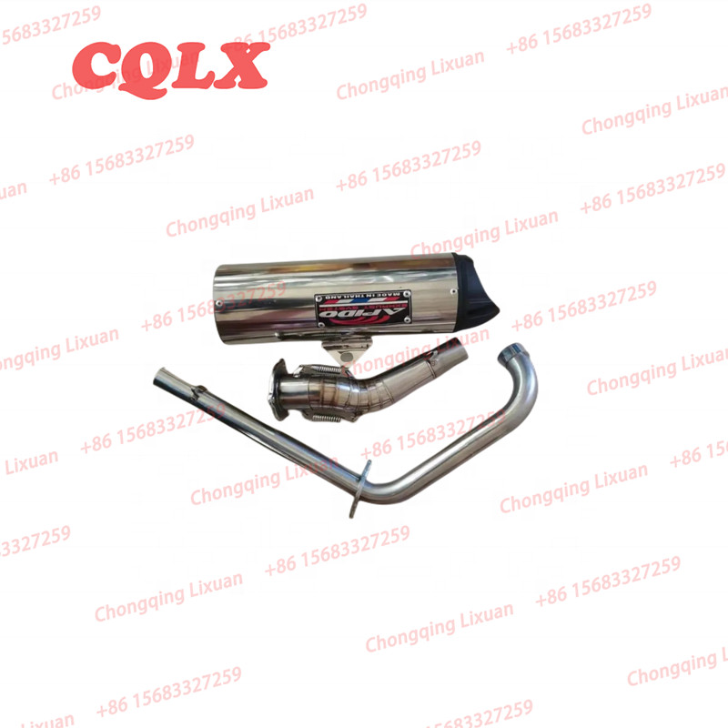 Motorcycle modified exhaust pipe for RAIDER 150/raider 150 carb/fi ...