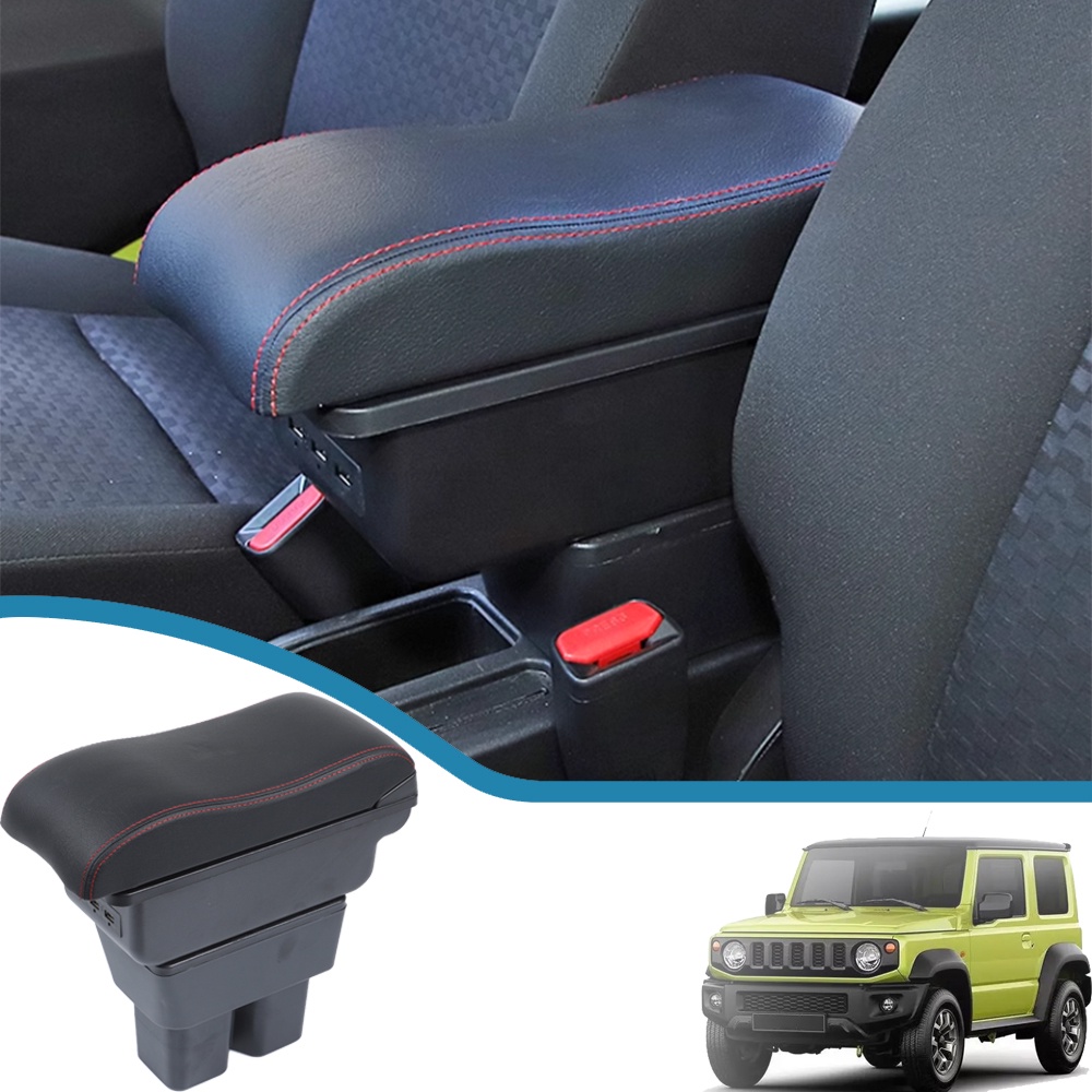 ☈Car Console Center Armrest Box Assembly for Suzuki Jimny JB64 JB74 2019-2024 Auto Interior Acc ...