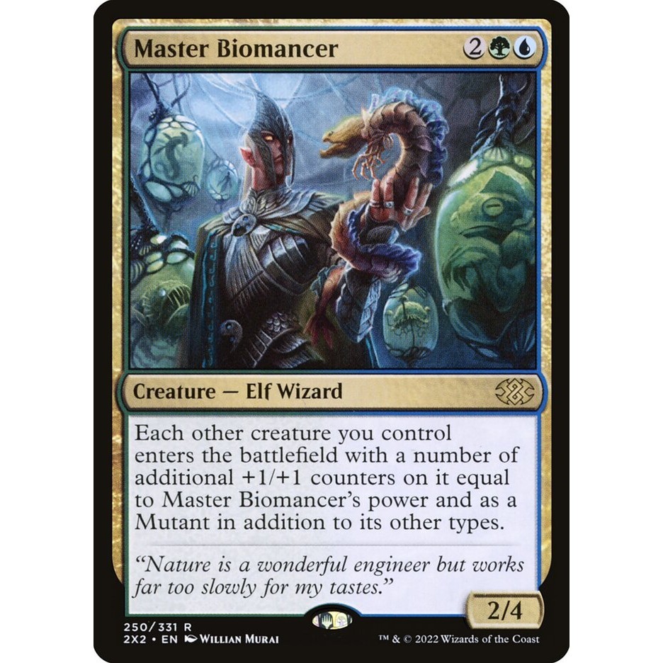 MTG Master Biomancer - Double Masters 2022 (2X2) Mint Trading Card ...