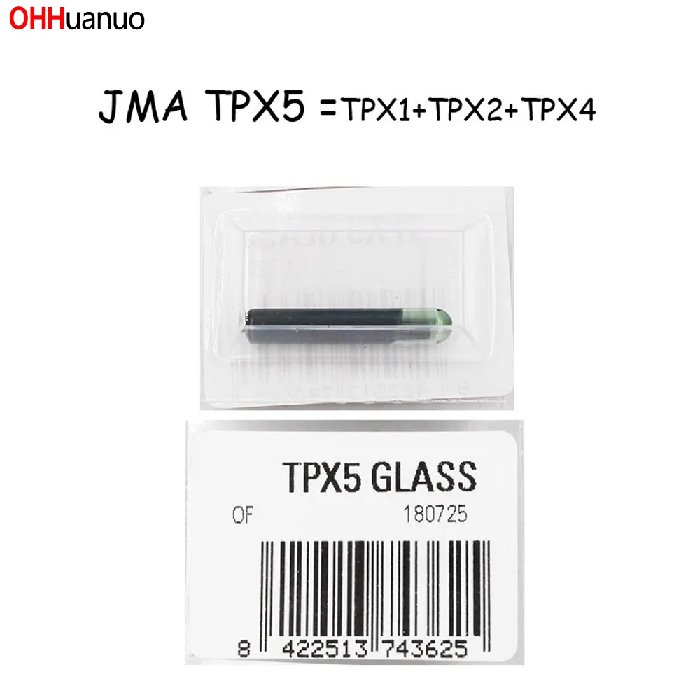 ☆Car Key Chip TPX5 Glass Chip Transponder Cloner Clone Chip = TPX1 ( 4C ...