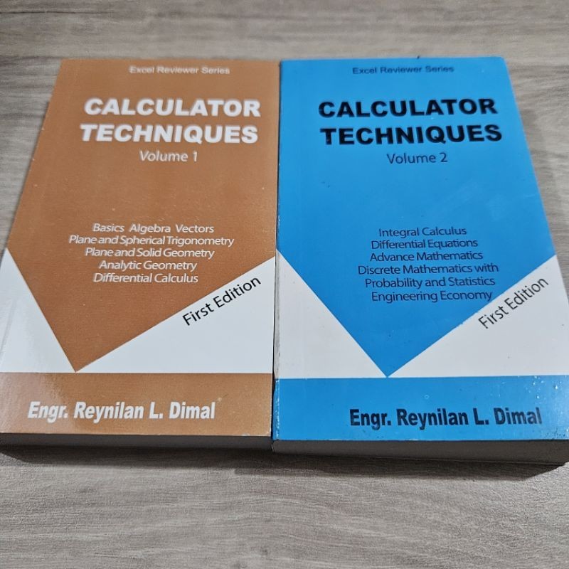 Calculator Techniques volume 1 & 2 (by :Reynilan L.Dimal) | Shopee ...