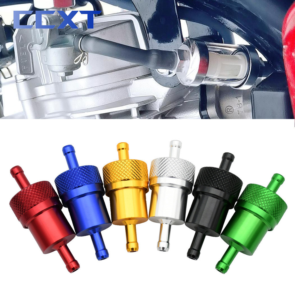 6mm Universal Inline Fuel Filter Motorcycle Gasoline Fuel Oil Filter ...