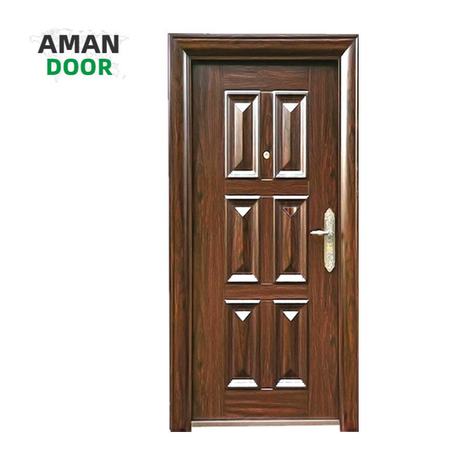 AMAN DOOR iron doors entrance wrought sheet metal door design Genuine ...
