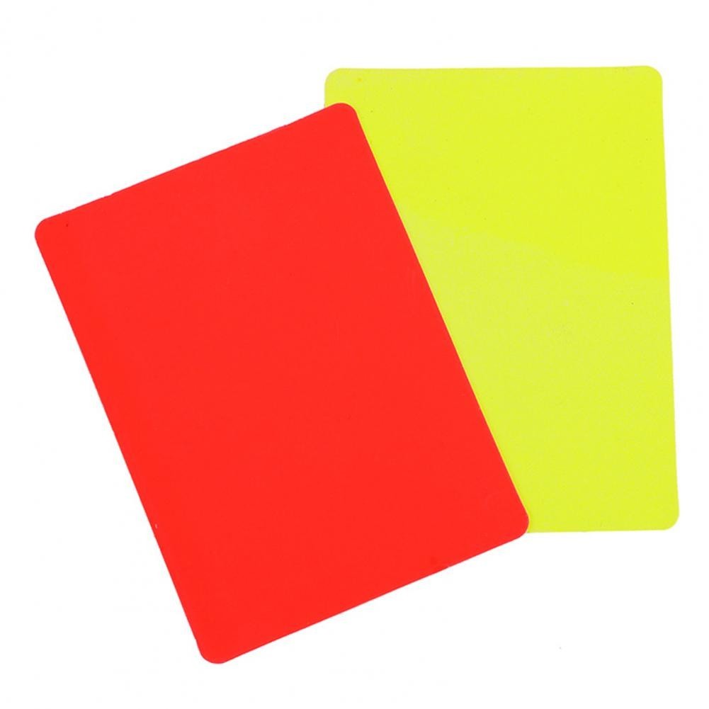 Soccer Referee Red Yellow Cards PVC Football Referee Red And Yellow ...