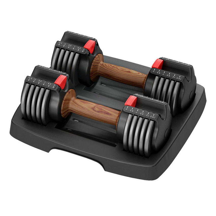 Home Fitness Automatic Adjustable Dumbbell Set Fitness Equipment ...