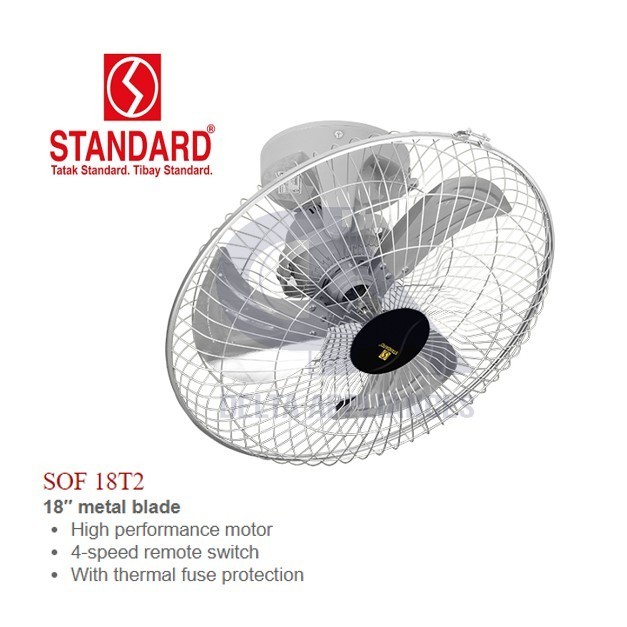 Standard Orbit Fan 18" Metal Blade Industrial High Performance Motor ...