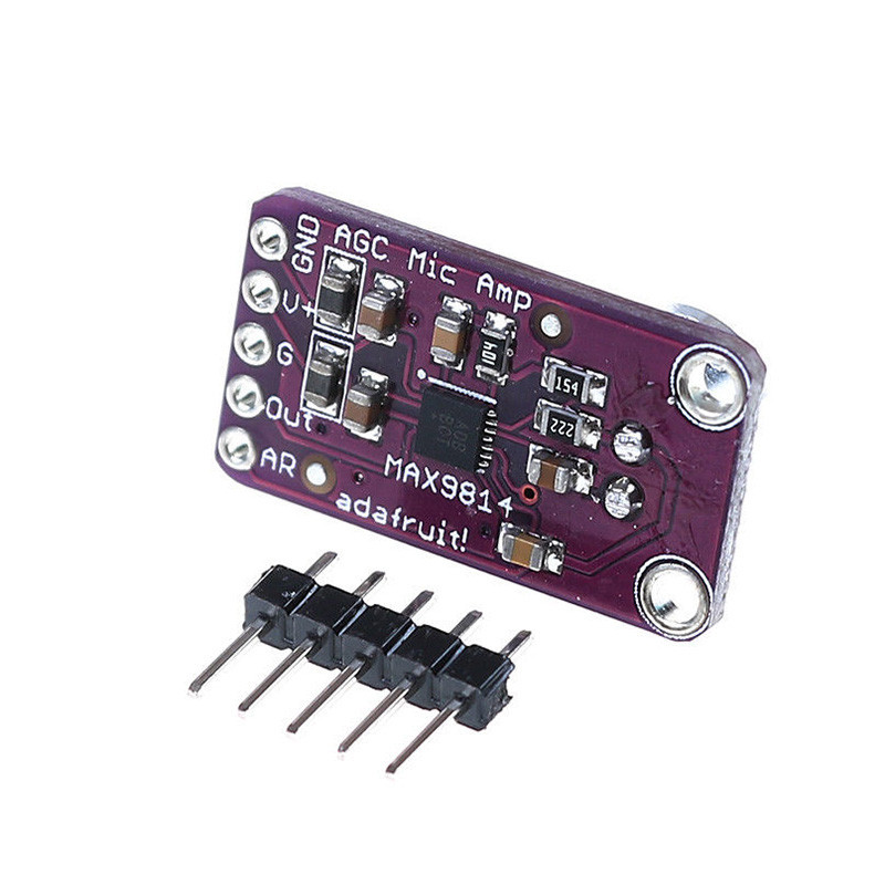 ♚MAX9814 Microphone Amplifier Module AGC Module Auto Gain Control ...