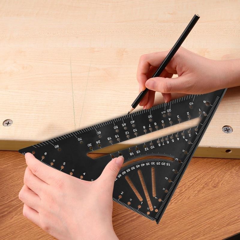 ☯Woodworking Ruler Metal Carpentry Measurement Tool 7 Inch Machinist ...