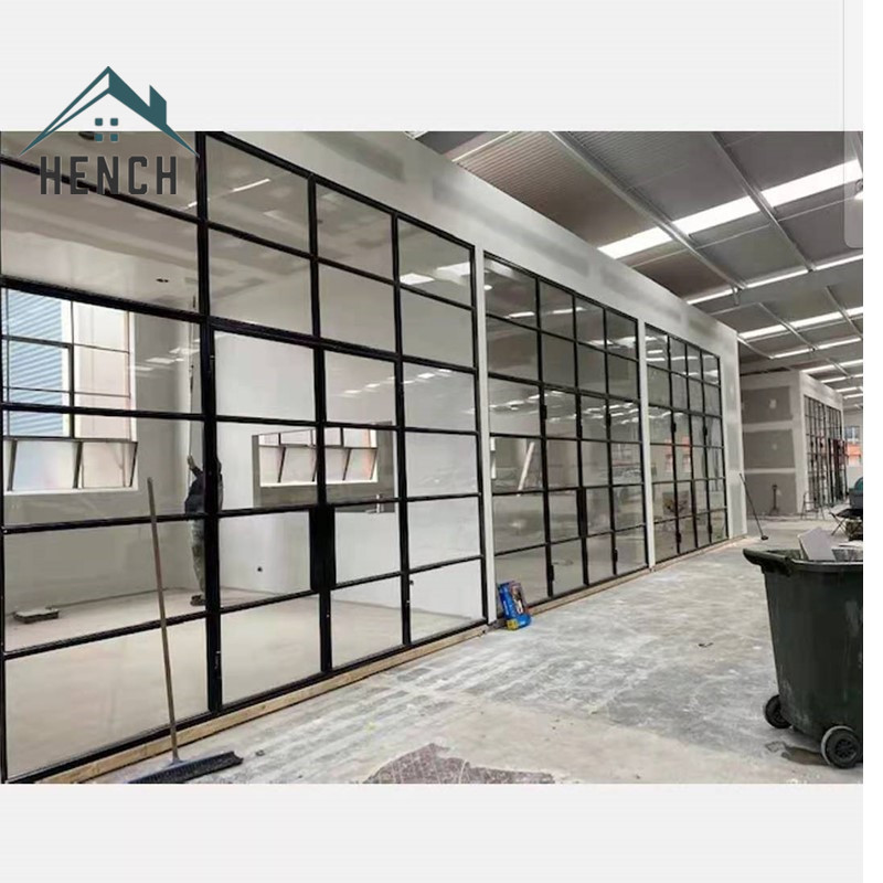 ☸Metal Double Pivot Glass French Steel Iron Doors Windows Design China ...