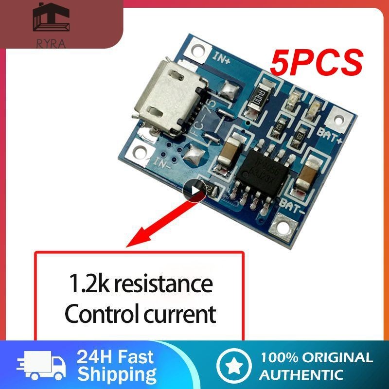 ♠5PCS Type C USB Lithium Battery Charging Board Module Protection BMS ...