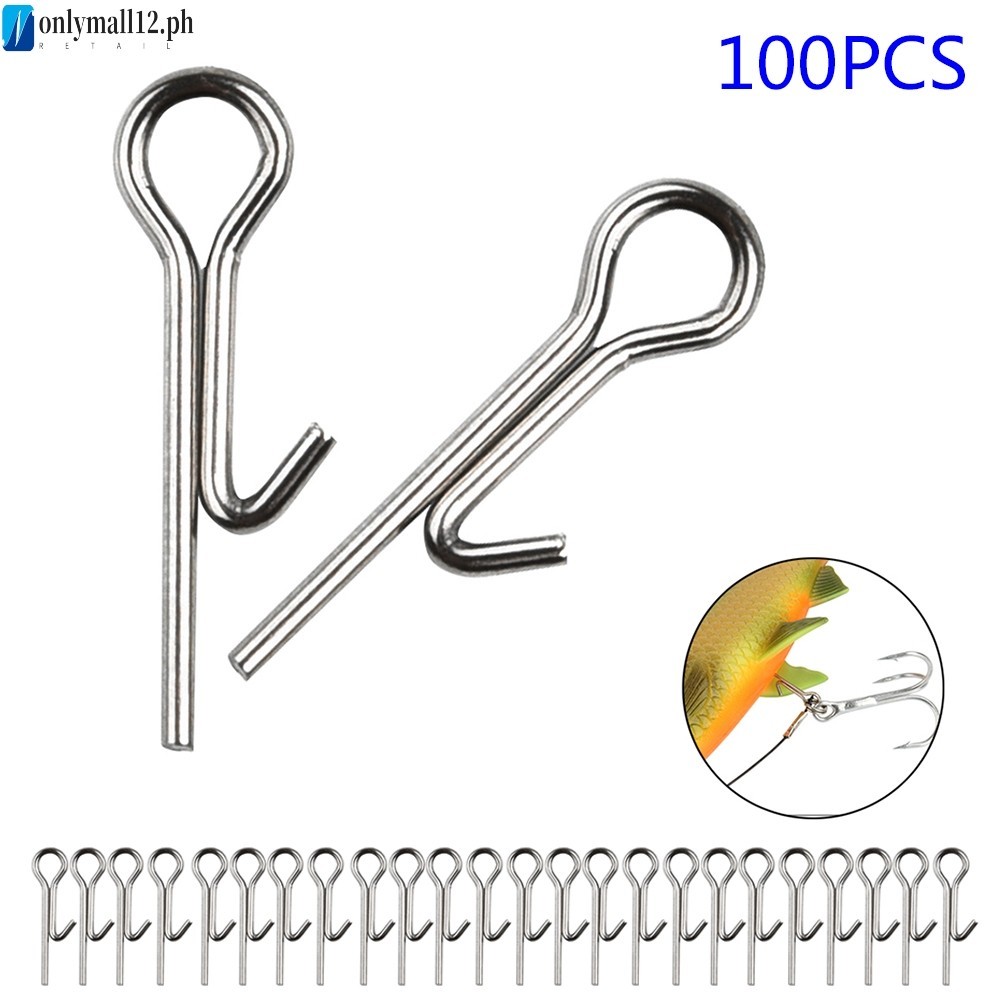 ONMA Fishing Soft Lure Bait Stinger Spike Hook Connecting Acc Lock ...