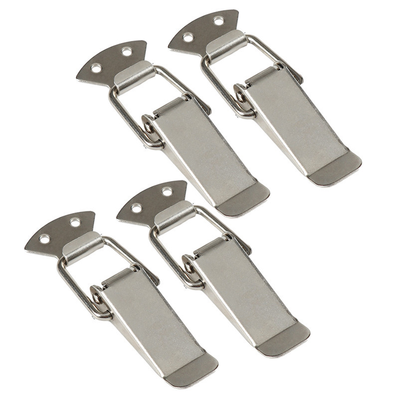 ⚕4 Pcs Durable Latch Catch Lock Hasp For Cabinet Boxes Handle Toggle ...