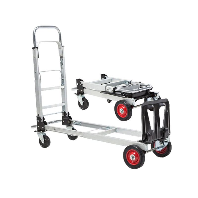 Folding Hand Truck Dolly Cart With Wheels Luggage Trolley 150KG ...