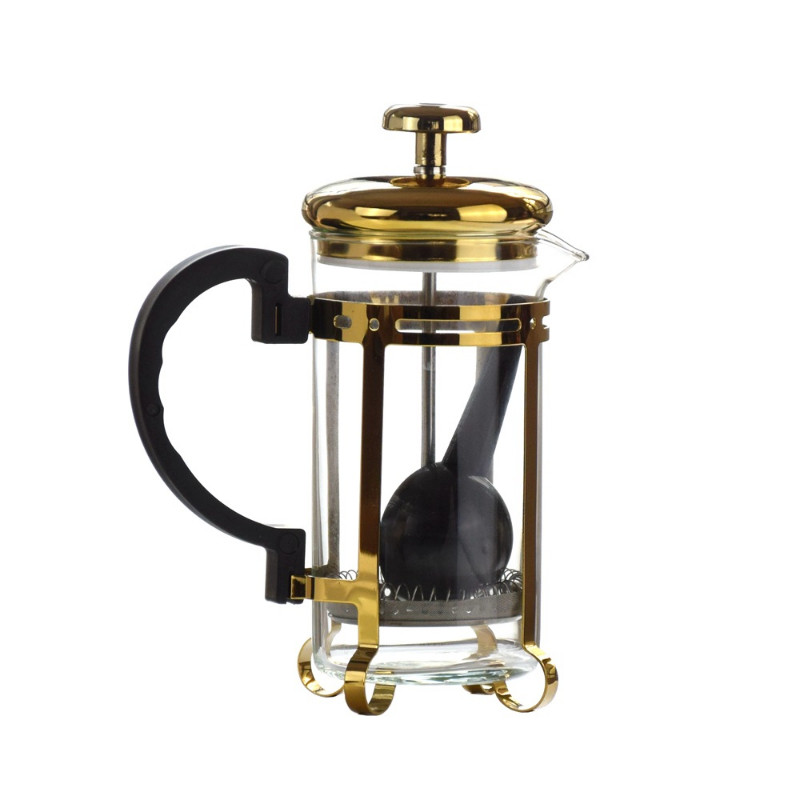 350ML Tea Maker Coffee Method Press Pot Coffee Press Filter Type Glass ...