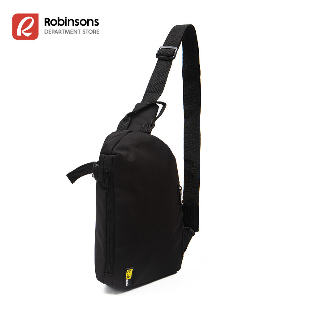 (Delisted Ageing) - Locksac Nylon Body Sling Bag Black | Shopee Philippines