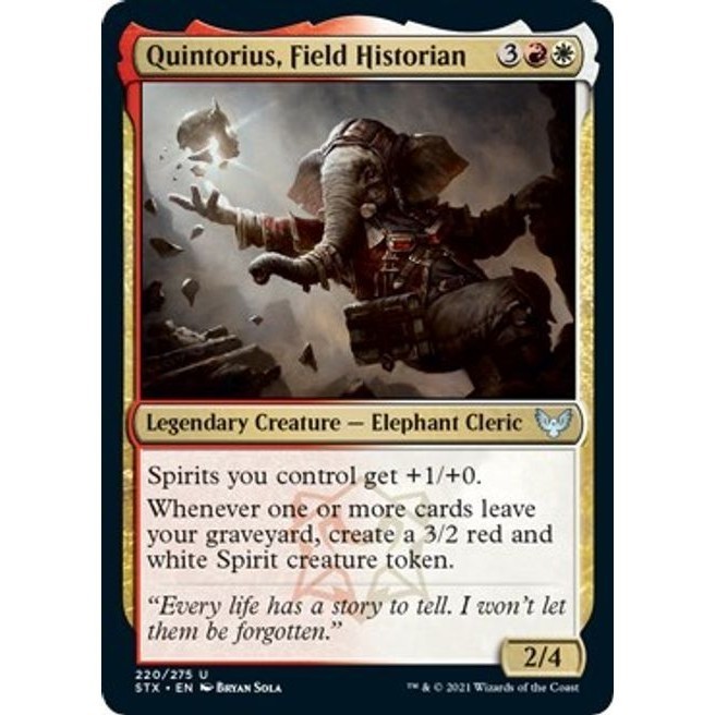 Quintorius, Field Historian - Magic The Gathering (MTG) | Shopee ...