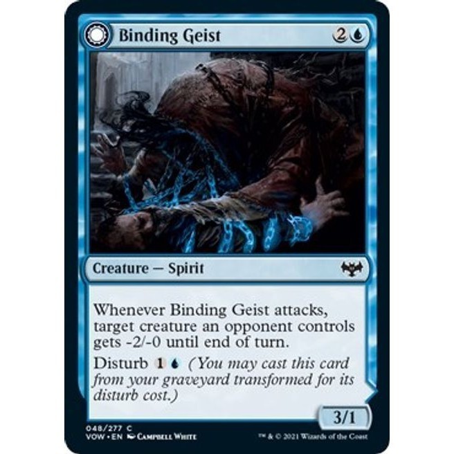 Binding Geist // Spectral Binding - Magic The Gathering (MTG) | Shopee ...