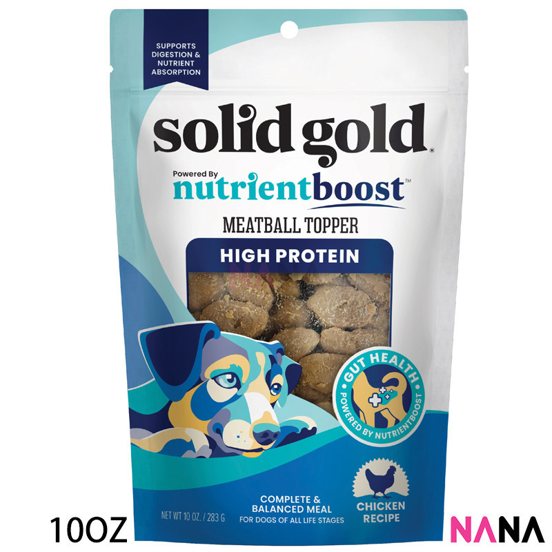 Solid Gold High Protein Meatball Topper Complete & Balanced Meal Topper ...