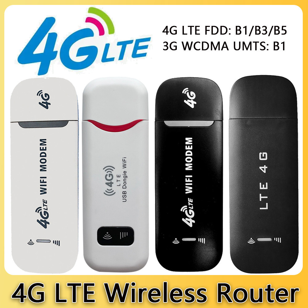 ♠4G LTE Wireless Router 150Mbps USB Dongle Modem Stick Mobile Broadband Sim Card Wireless WiFi A ...