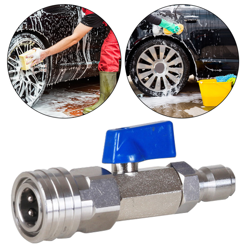 Ball Valve with 3/8 Or 1/4 Inch Quick Connector Shut Off Ball Valve ...
