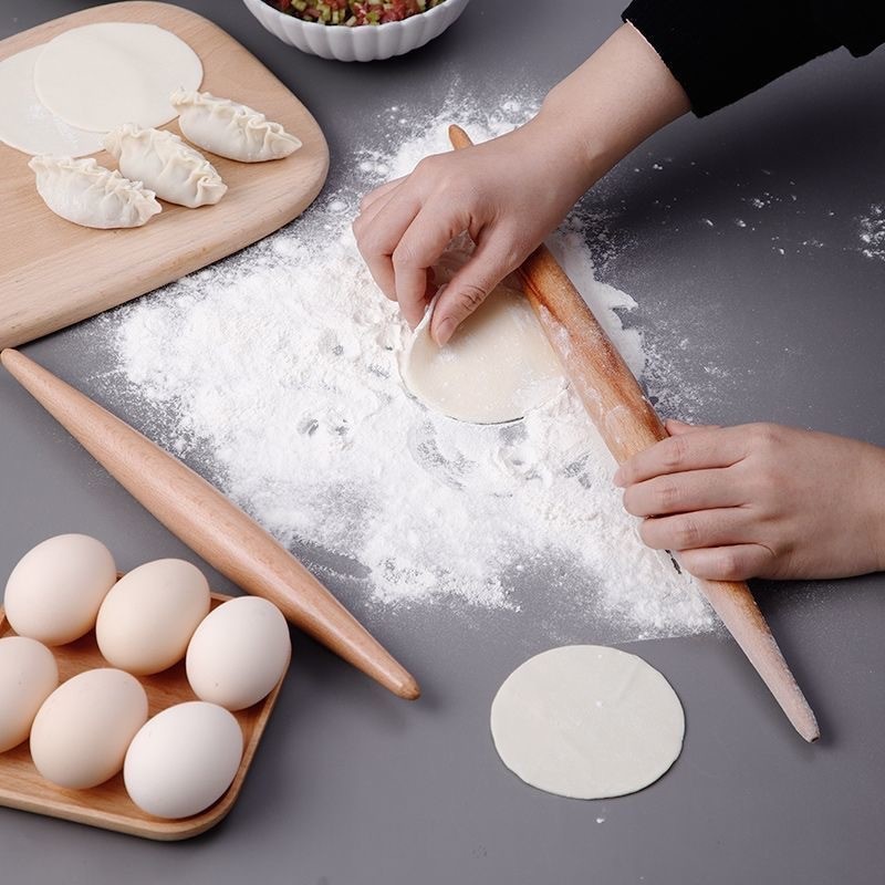 Creative Rolling Pin Wooden Cake Dough Roller Hand Dough Roller ...