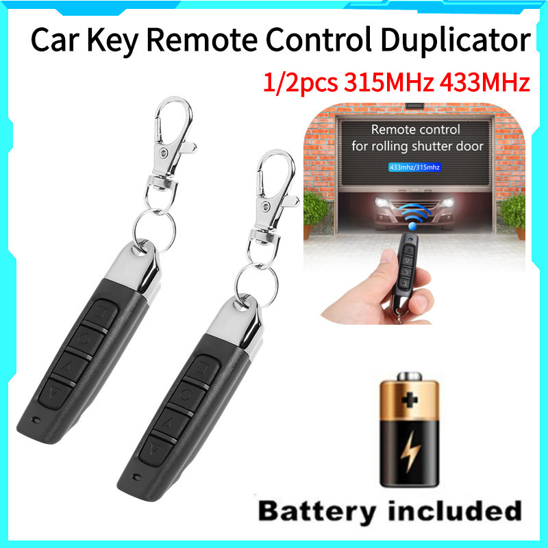 1/2pcs 315/433MHZ Copy Remote Control Auto 4 Channel Code Garage Gate ...