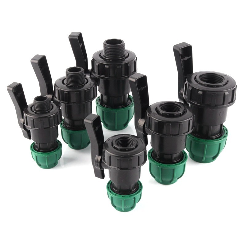 Hi Quality 1 2 ~1 Ball Valve Ppr Pvc Pe Pipe Fast Connectors No Hot