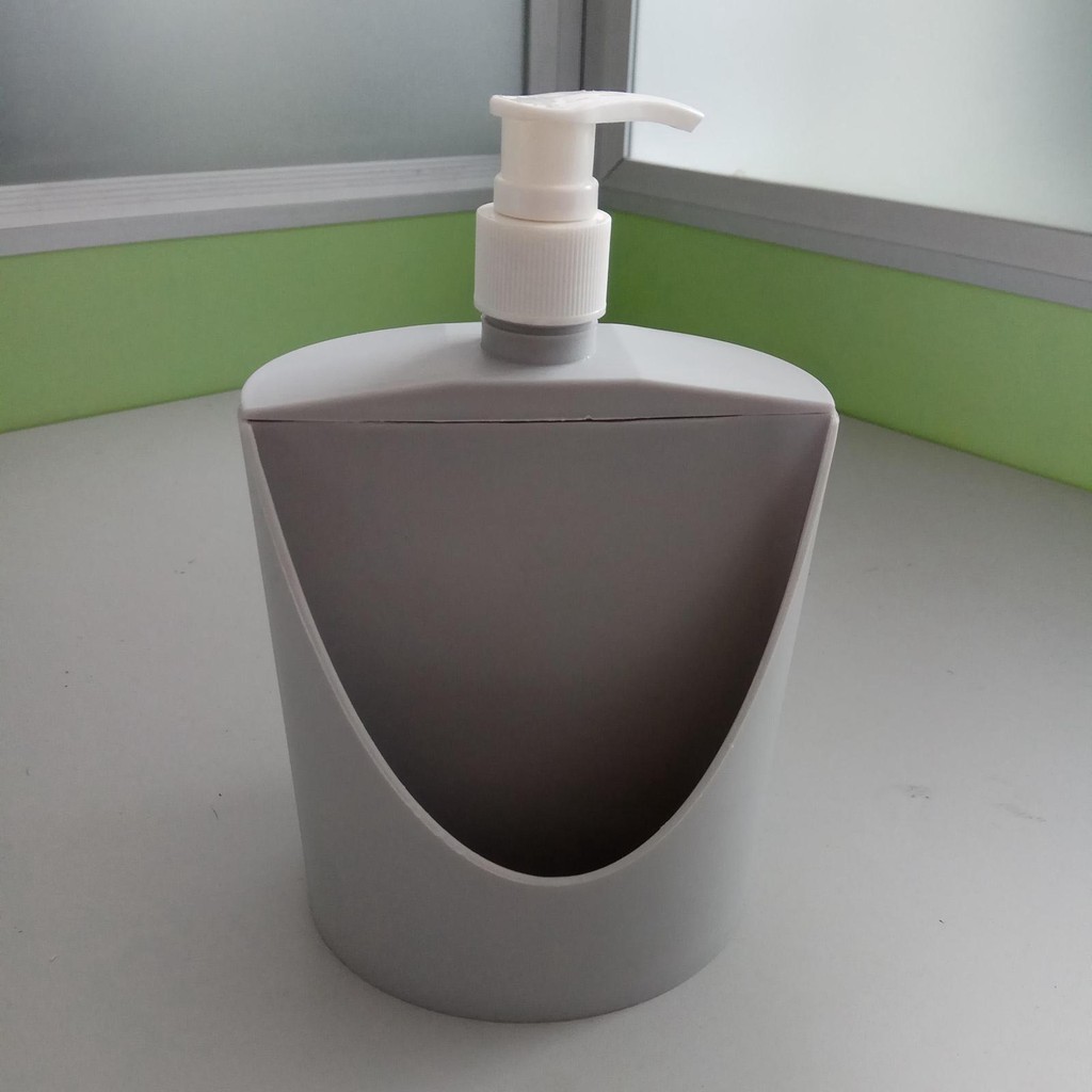 Kitchen Soap Dispenser with Sponge Holder 500ml Container Dishwashing ...