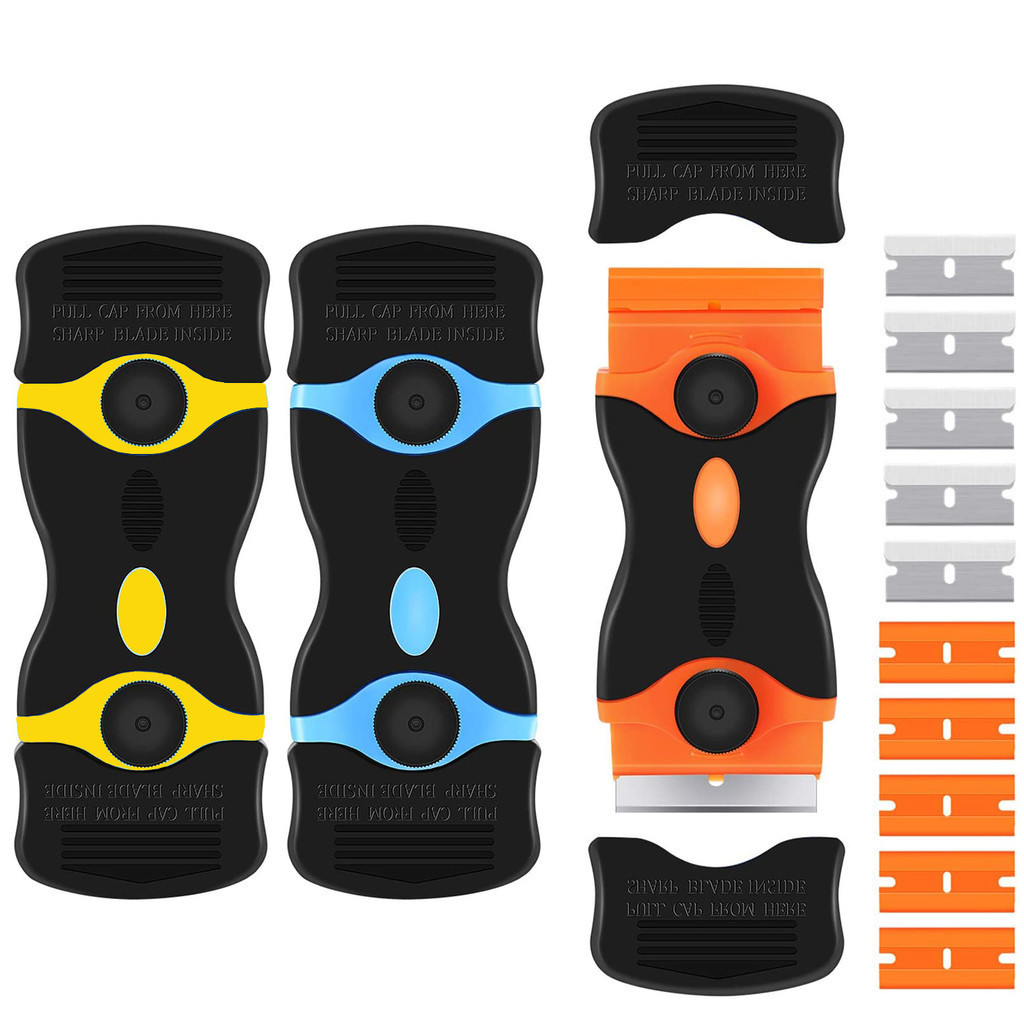 【Car Window Tint Ceramic Glass Oven Razor Scraper Sticker Vinyl Glue ...