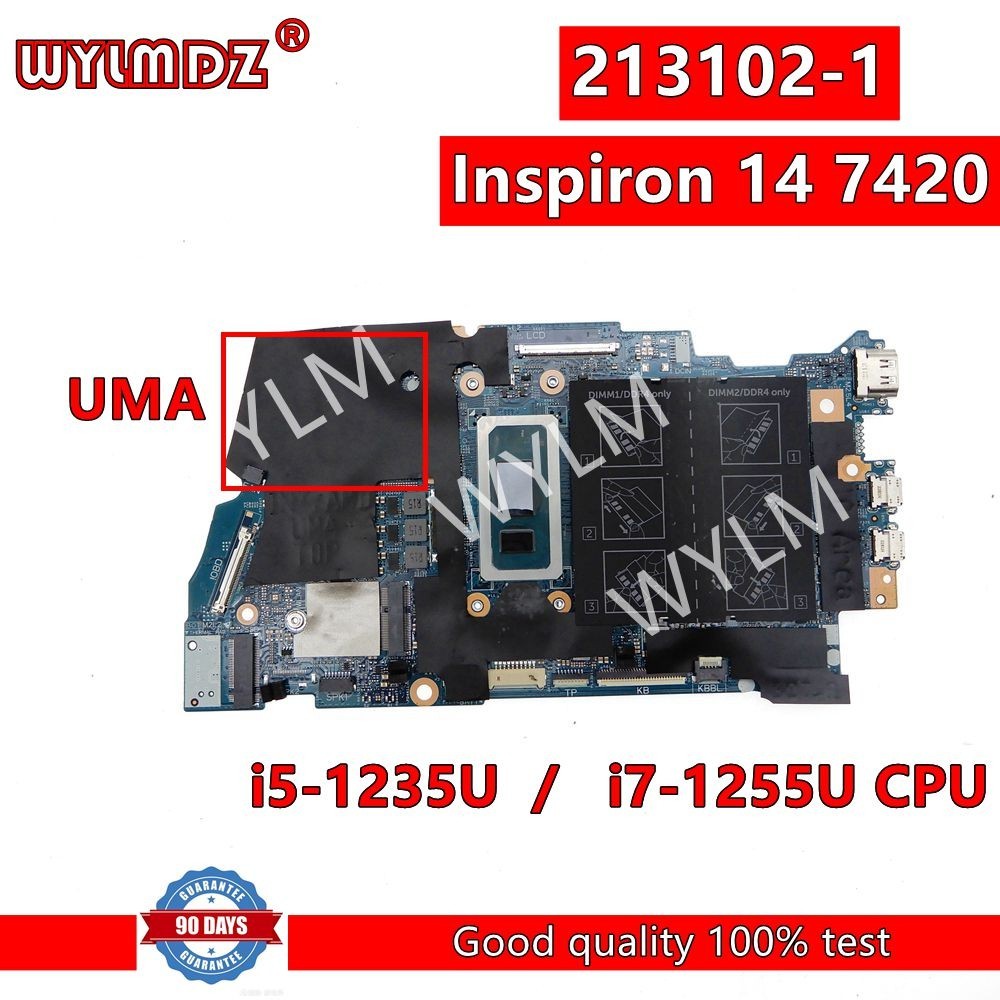 ๑213102-1 i5-1235U/i7-1255U CPU Laptop Motherboard For Dell Inspiron 14 ...