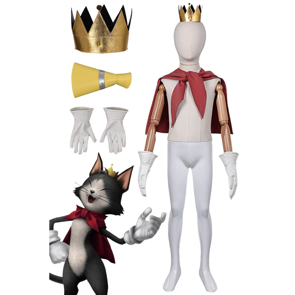 ★Game FF7 Kate Sihth Cosplay Kids Fantasy Cloak Crown Outfits Final ...