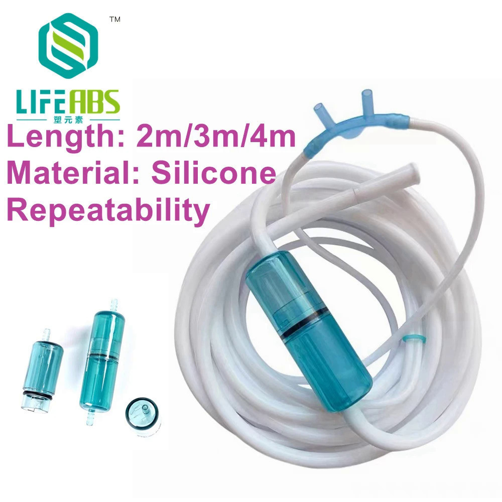 PVC/ Silicone High-Flow Hydrogen / Oxygen Nasal Cannula Headset Nasal ...