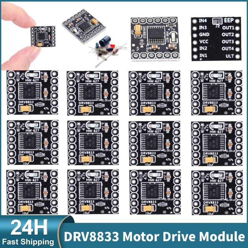 ☾DRV8833 Motor Drive Module Good Heat Dissipation DC Gear Motor Driver ...