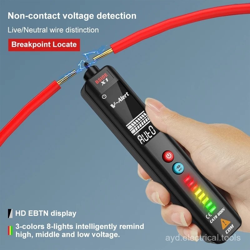 *Non-contact Voltage Detector Tester Digital Multimeter Smart Indicator ...