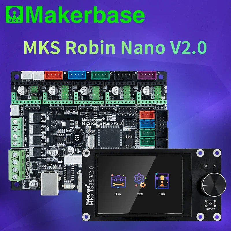 Makerbase MKS Robin Nano V2.0 3D printer motherboard Marlin2.0 firmware ...