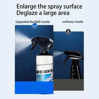 Windshield Defroster Spray 500ml Effecient Defrost Spray Windshield ...