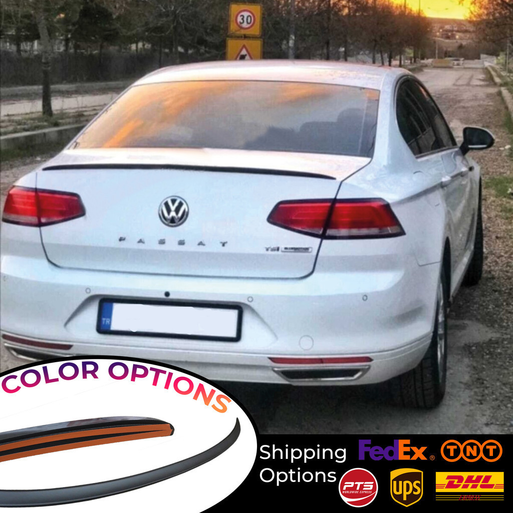 ♣Rear Spoiler For Volkswagen VW Passat B8 B8.5 2016 2017 2018 2019 2020 ...