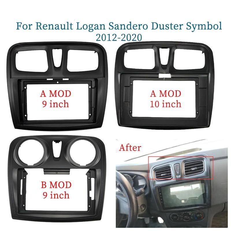★9 Inch 10 Inch Car Frame Fascia Adapter Android Radio Dash Fitting ...