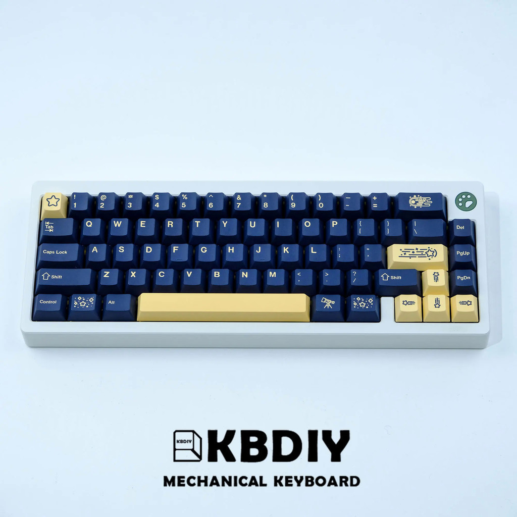KBDiy 124 Keys GMK Stargaze Clone PBT Korean Keycaps Cherry MX Profile ...