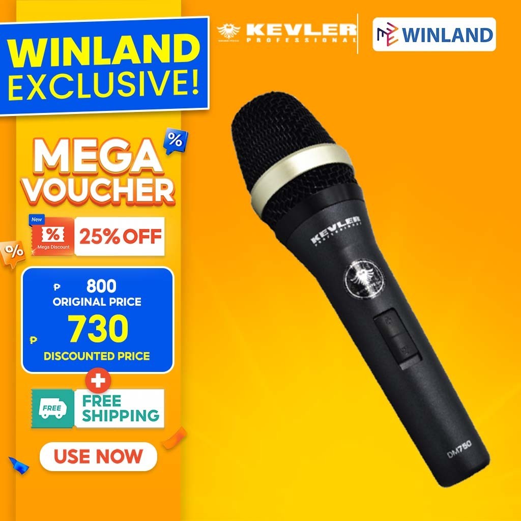 Kevler by Winland DM750 Precision Crafted Dynamic Microphone Mic for ...