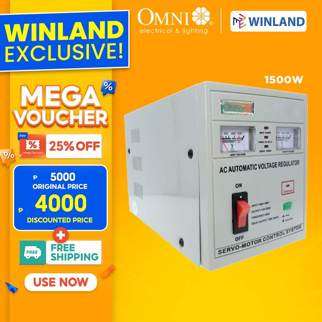 Omni by Winland AVR Servo-Motor Control Automatic Voltage Regulator ...