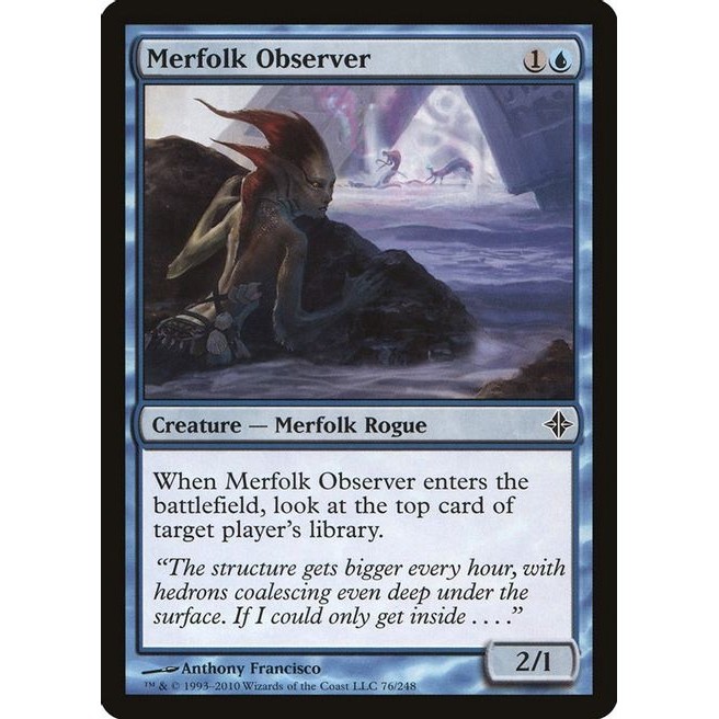 Merfolk Observer - Magic The Gathering (MTG) | Shopee Philippines
