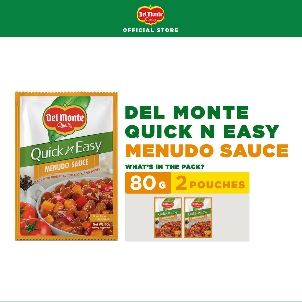 DEL MONTE Quick n Easy Menudo All-in-One Recipe Mix - 80g x2 | Shopee ...