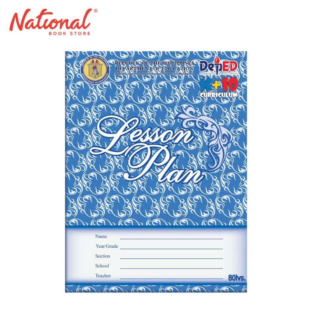 Seven Lesson Plan 80 Leaves Writing Blue and Red Line For Davao Only ...