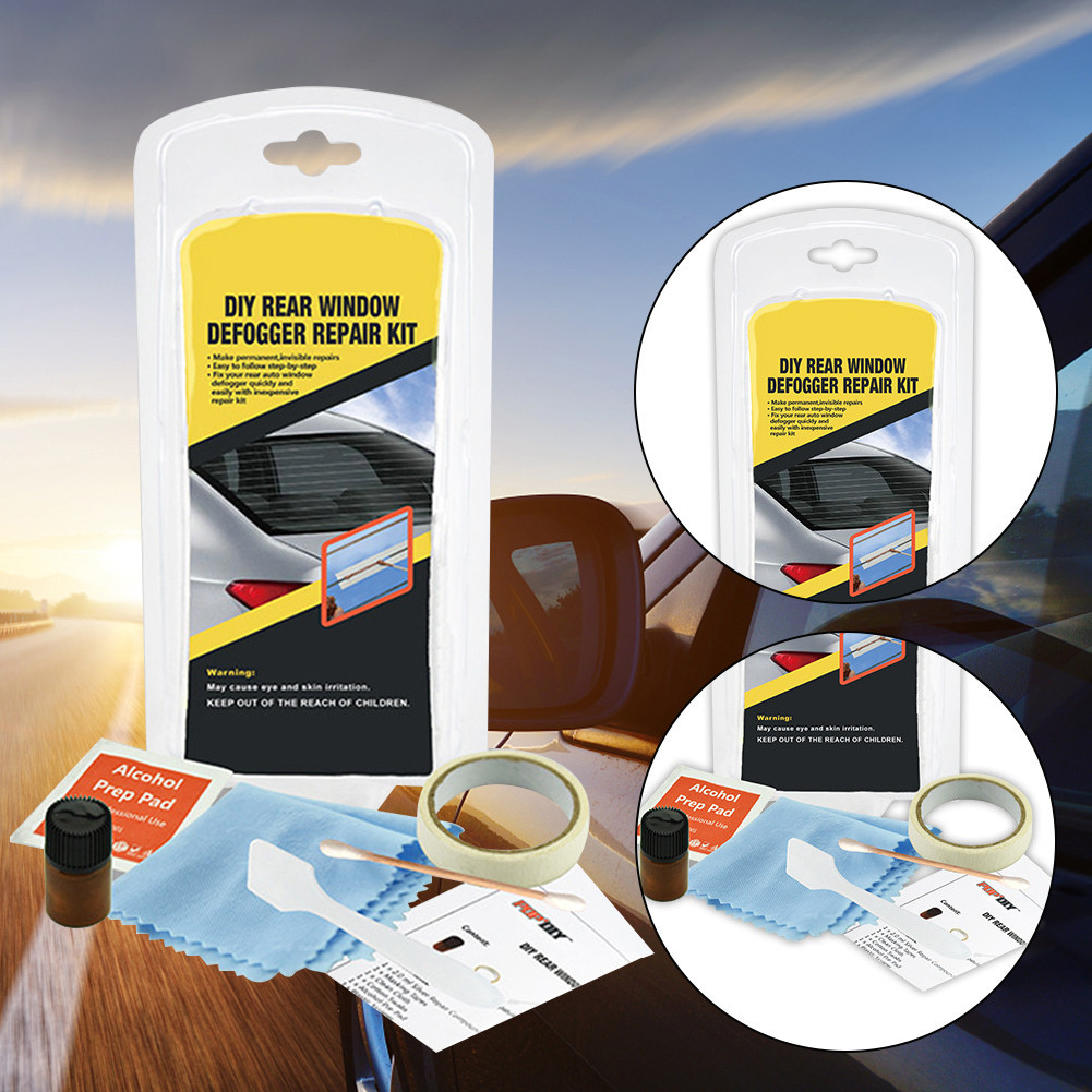 Car Rear Window Defogger Repair Kit DIY Quick Repair Scratched Broken ...