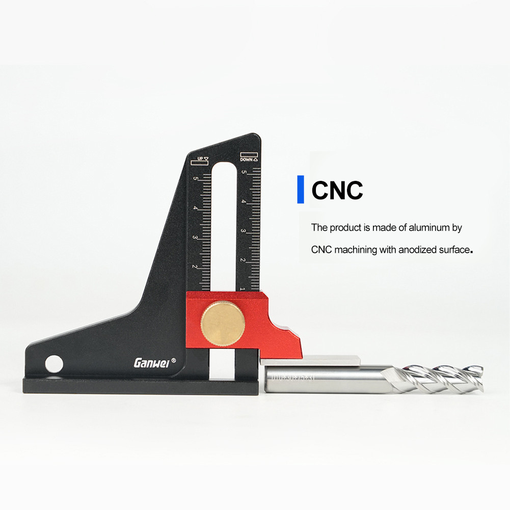 Woodworking Precision Height Depth Ruler Mini Height Gauge Depth Gauge ...