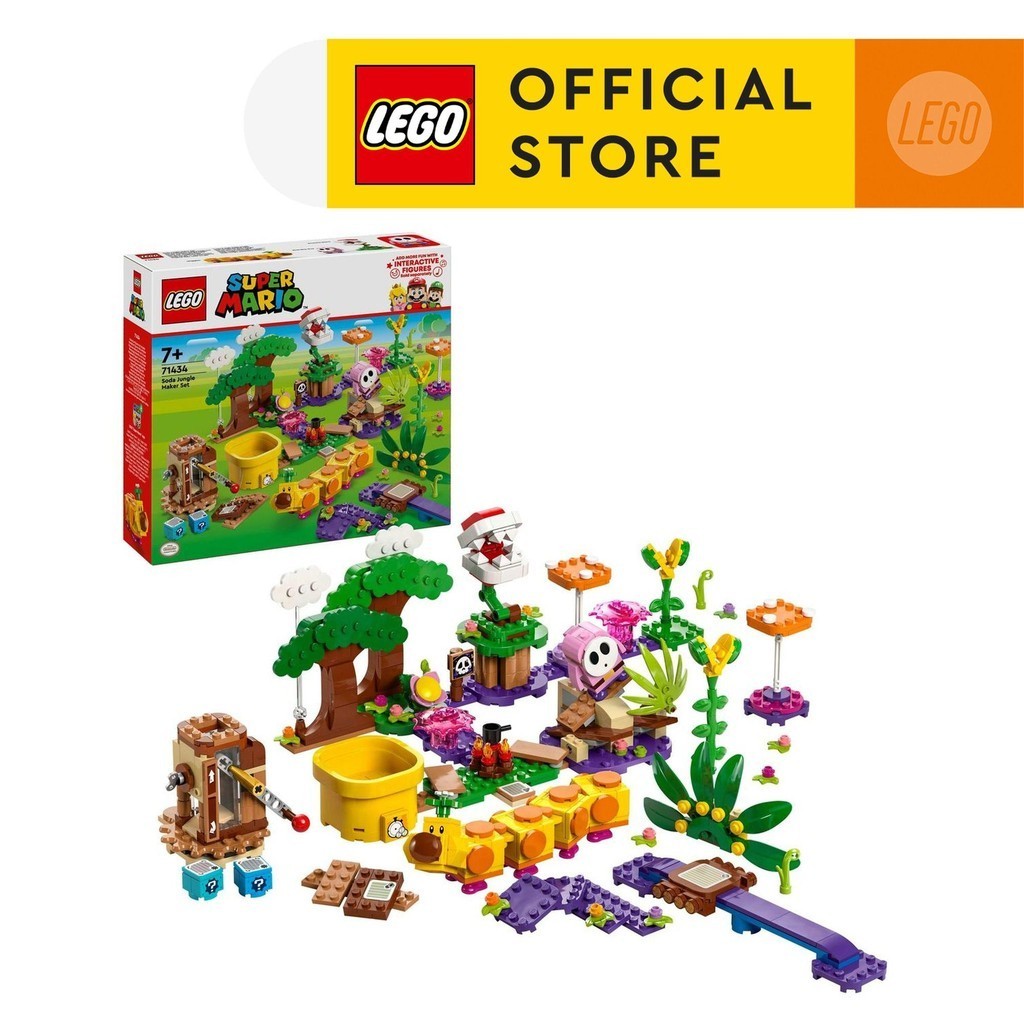 LEGO Super Mario 71434 Soda Jungle Maker Set (598 Pieces) | Shopee ...