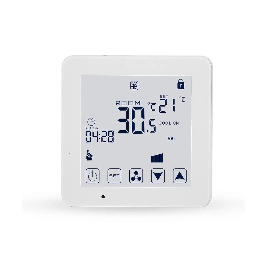 HVAC Central Air Conditioner Touch Screen Cooling And Heating ...